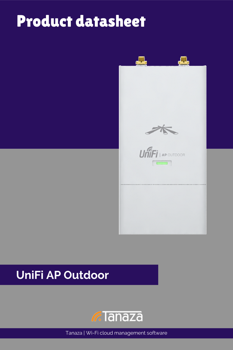 Cloud management and splash page management for UniFi AP Outdoor